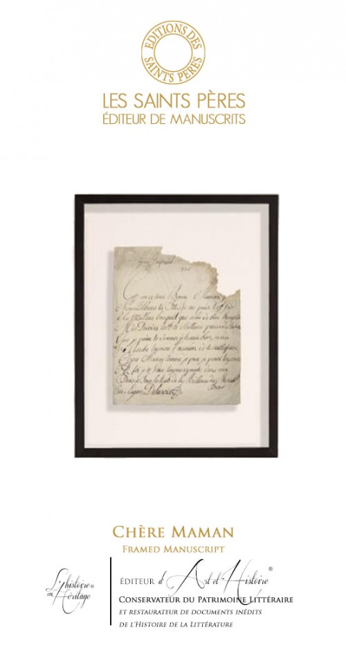 Chère Maman - Le Tableau Manuscrit Historique - Historiae Secrets